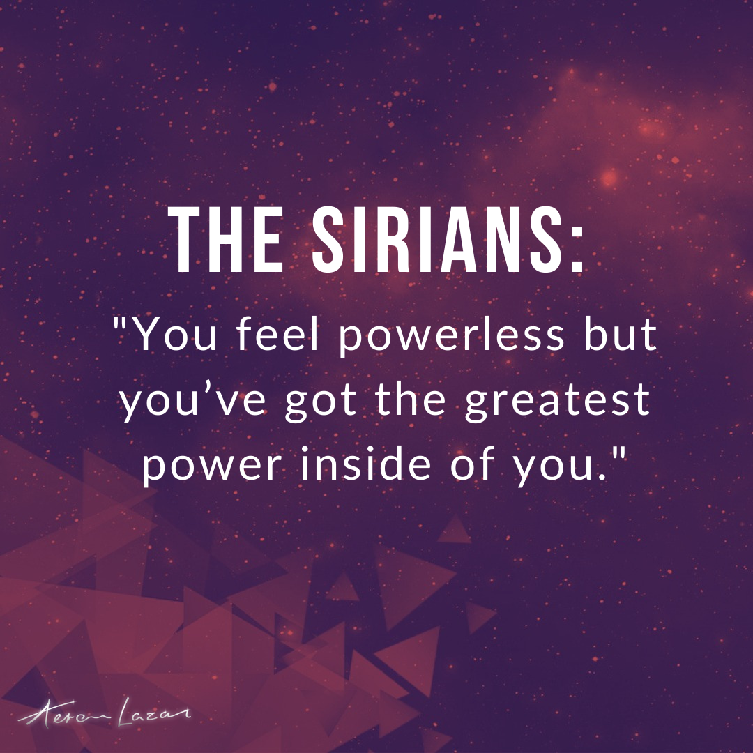 Channelled message from Sirians - Riya Loveguard Channelled message from Sirians - Riya Loveguard